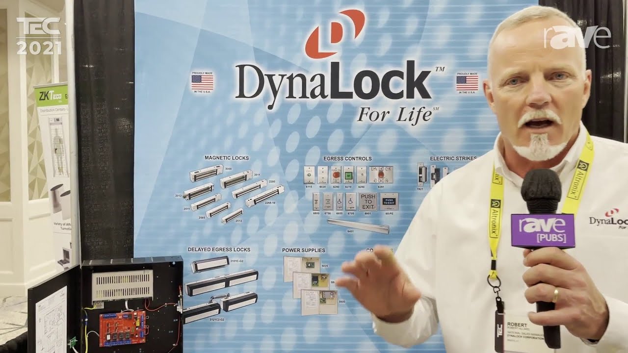 TEC 2021: DynaLock Showcases 3103C Delayed Egress MagLock System with ...