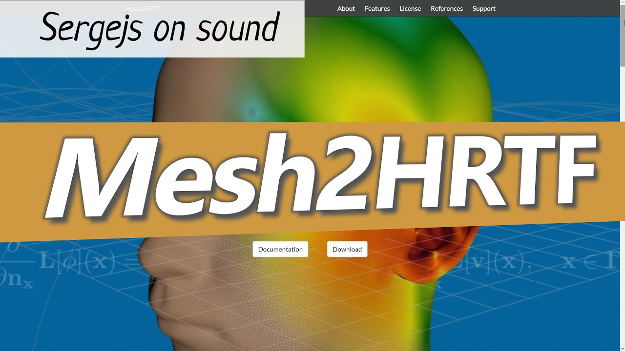 Mesh2HRTF - more than personalized sound - YouTube