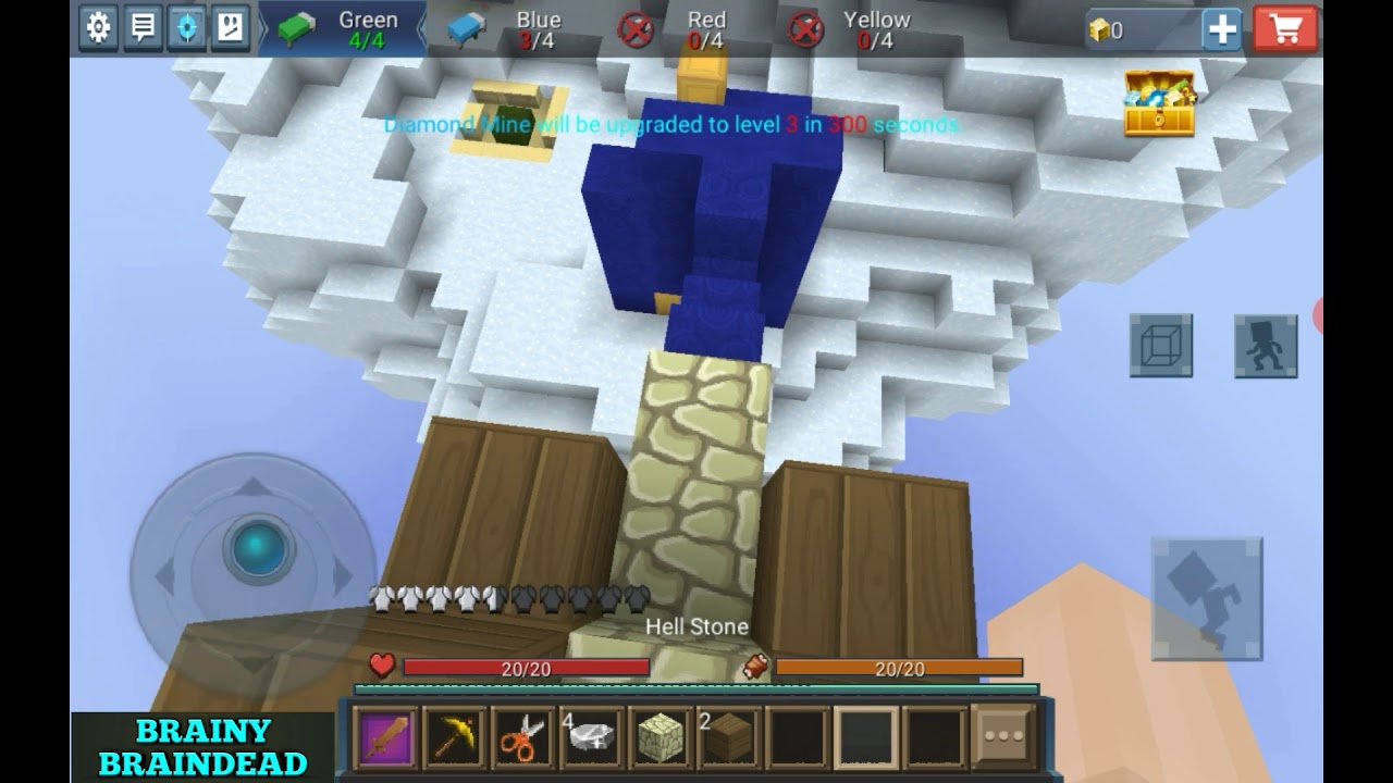 Bedwars Blockman go no upgrade armor challenge blocky mods minecraft ...