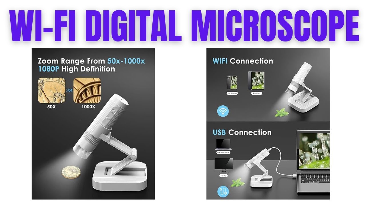 Tobo WI-FI DIGITAL MICROSCOPE I Best Microscope Under 4000 I Microscope ...