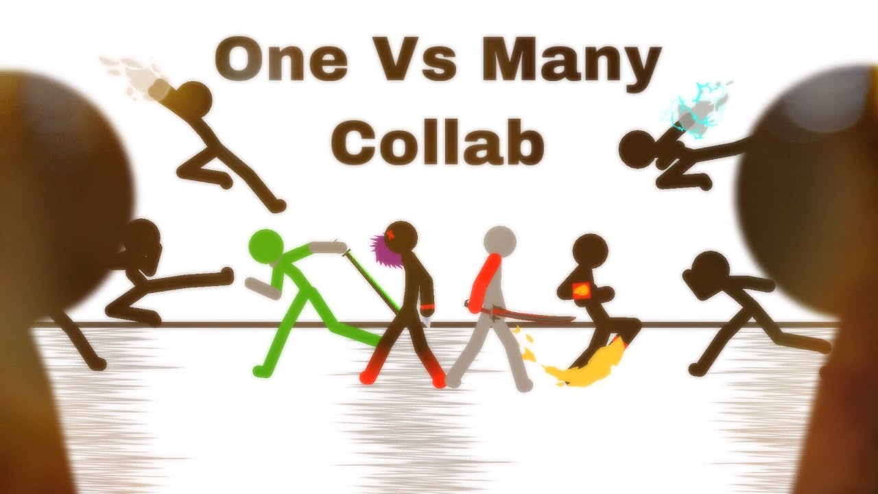 One Vs Many Collab (700 SUBS SPECIAL)! | Stick Nodes - YouTube