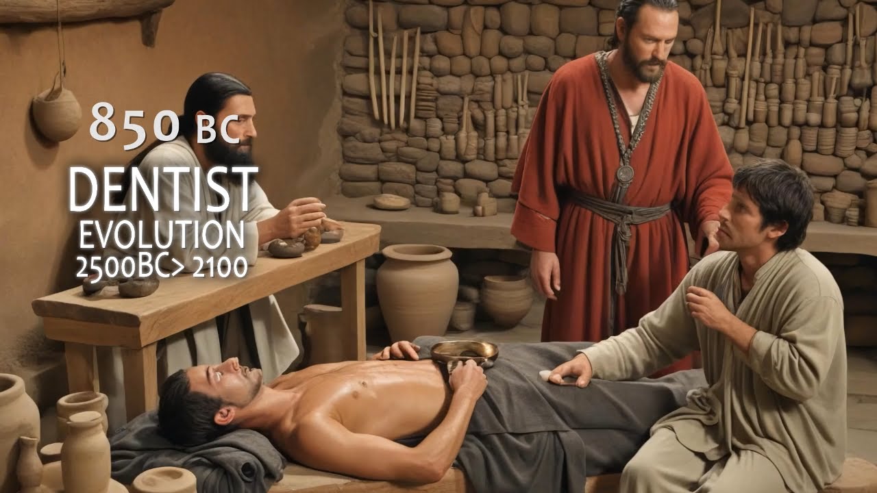 Dentist evolution 2500 BC to 2100 (4K video) - YouTube