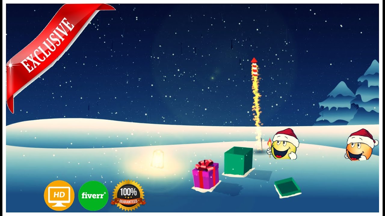 best christmas intro animation 2015 - YouTube