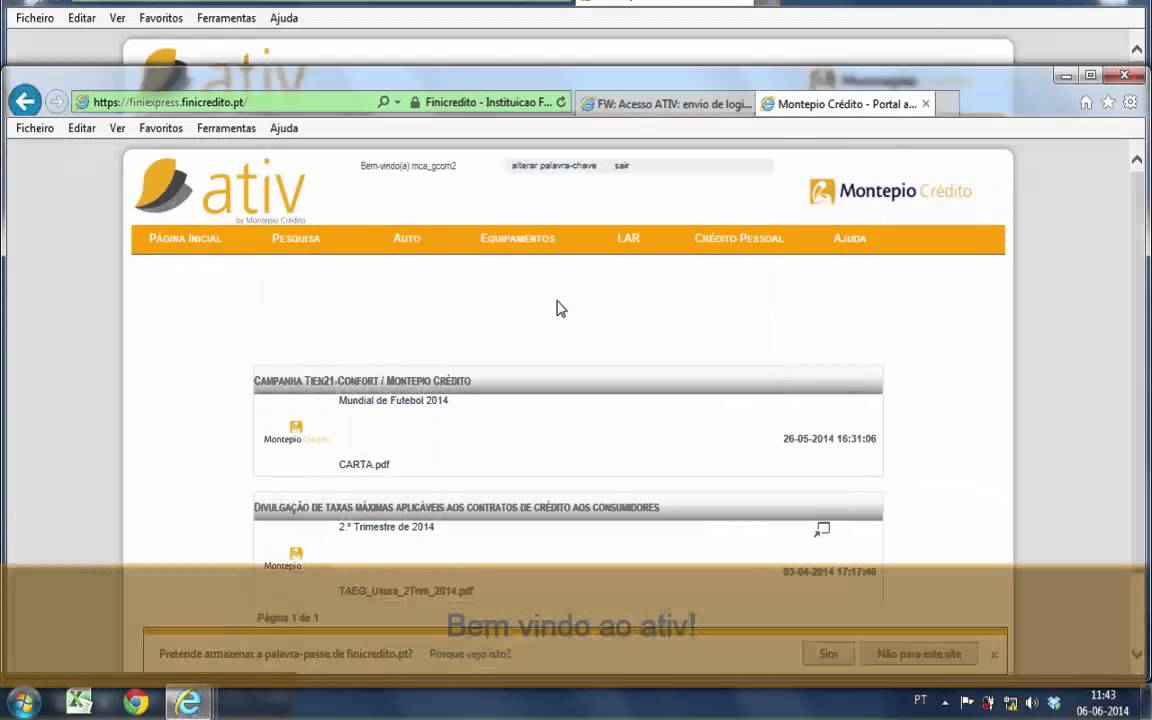 Tutorial ativ -- Entrar no ativ (Passo 2) - YouTube