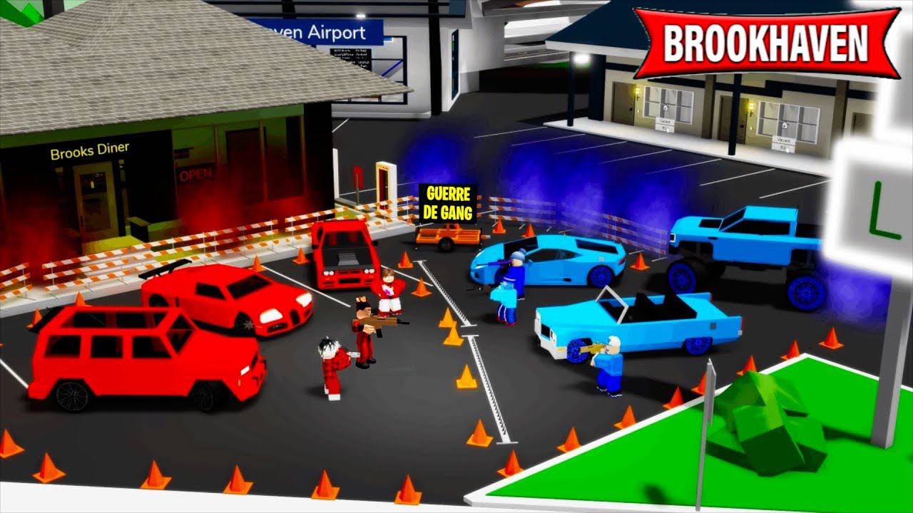 La Plus Grosse GUERRE DE GANG de BROOKHAVEN RP ROBLOX !! 😱 - YouTube