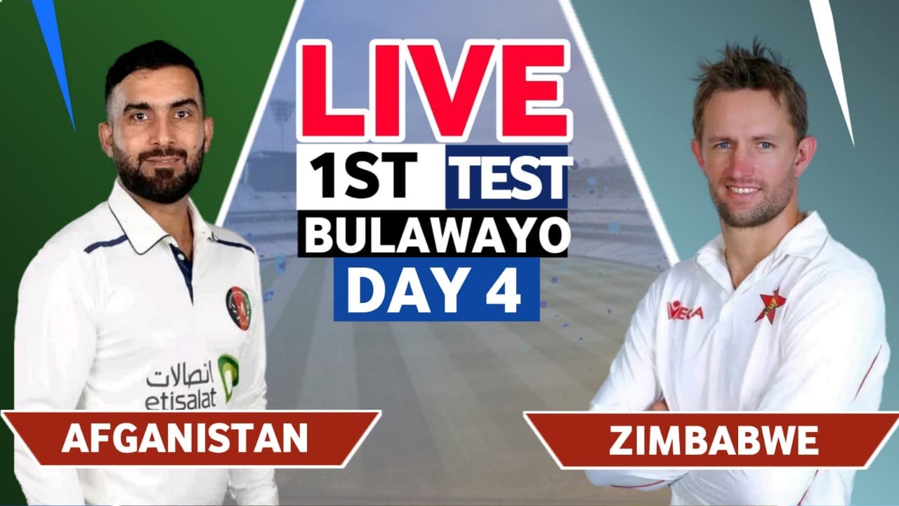 Zimbabwe vs Afghanistan, Zim vs Afg 1st Test Live Score Board ...