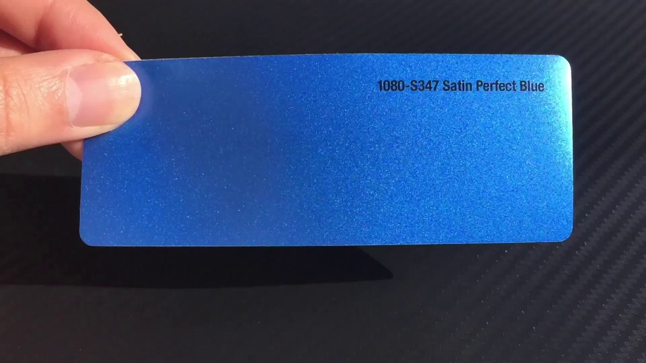 3M 1080 S347 Satin Perfect Blue Metallic UltimateTuning.nl - YouTube