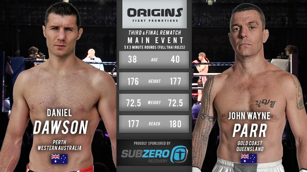 Origins 8: Daniel Dawson vs John Wayne Parr III [FULL FIGHT] - YouTube