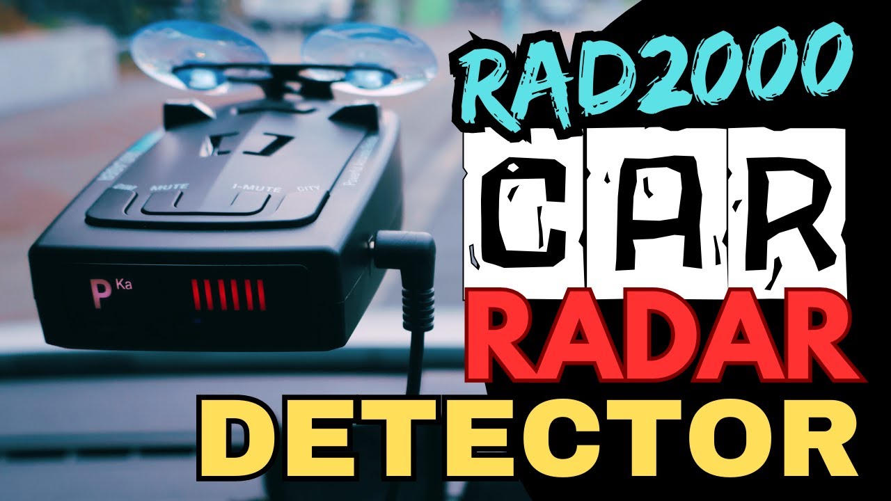 RAD2000 Car Radar Laser Detector Review - YouTube