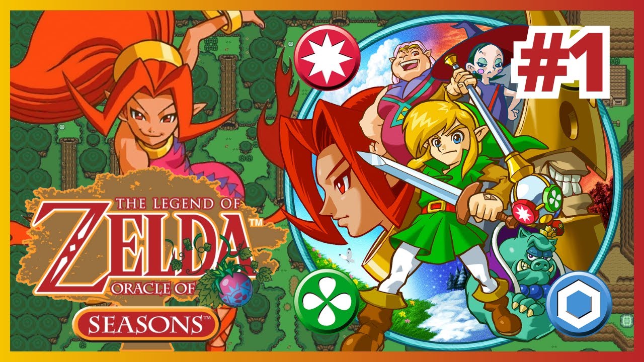 The Legend of Zelda Oracle of Seasons Walkthroug Part 1 FIRST DUNGEON ...