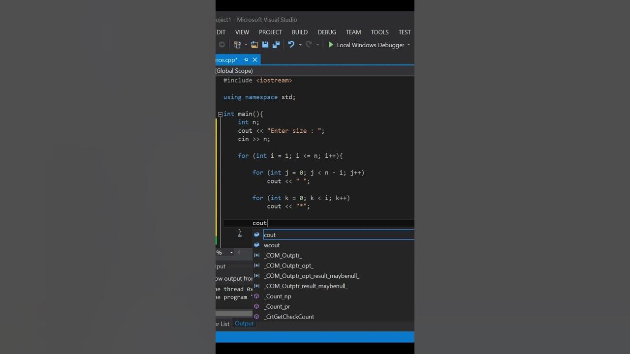 C++ : Printing Pattern (Left Pascal's triangle) #shorts #youtubeshorts - YouTube