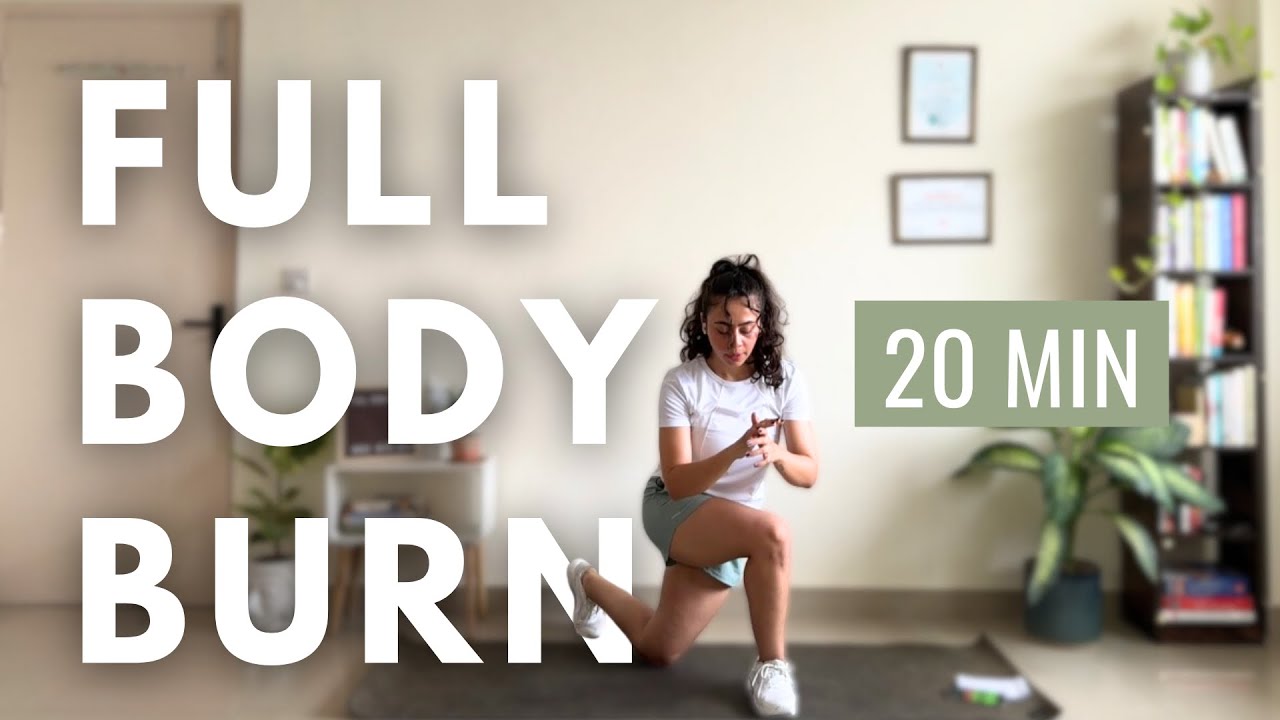 20 MIN FULL BODY BURN - Bodyweight only - YouTube