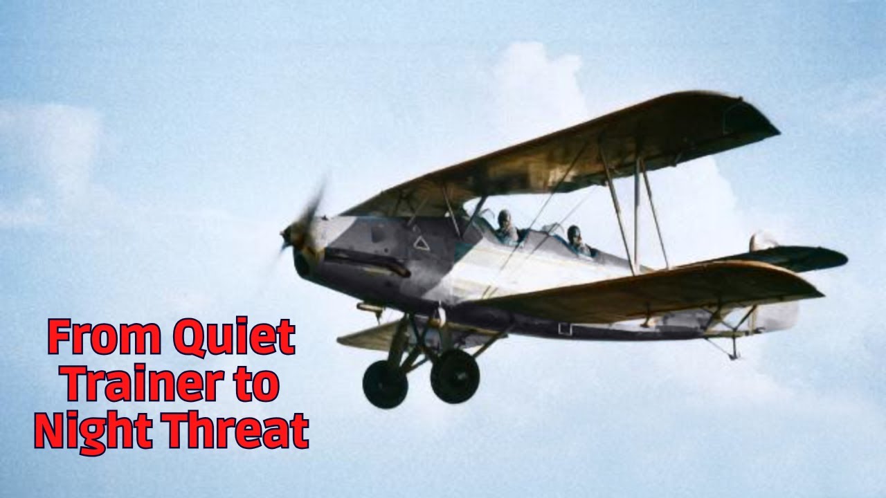 Ar 66, Biplane That Trained a Generation of Pilots - YouTube