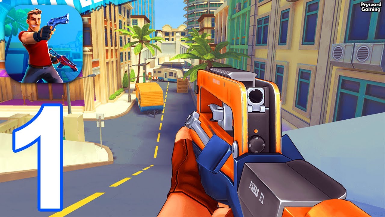 M-Gun: Online Shooting Games - Gameplay Part 1 Tutorial Multiplayer ...