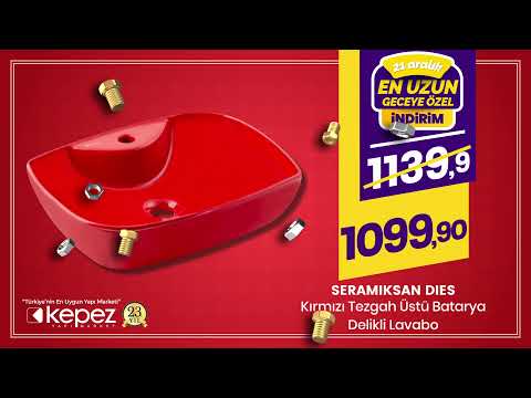 Kepez Yapı Market'ten 21 Aralık En Uzun Geceye Özel İndirim!