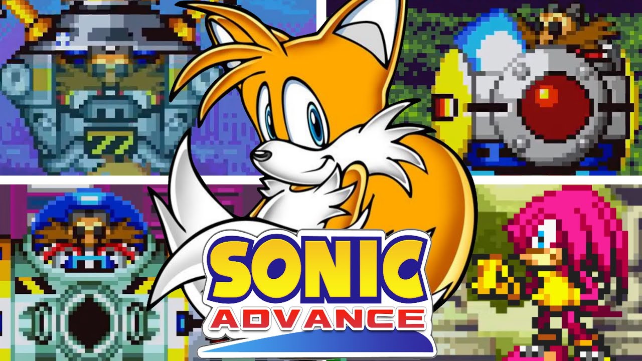 SONIC ADVANCE - All Bosses (As Tails) - YouTube