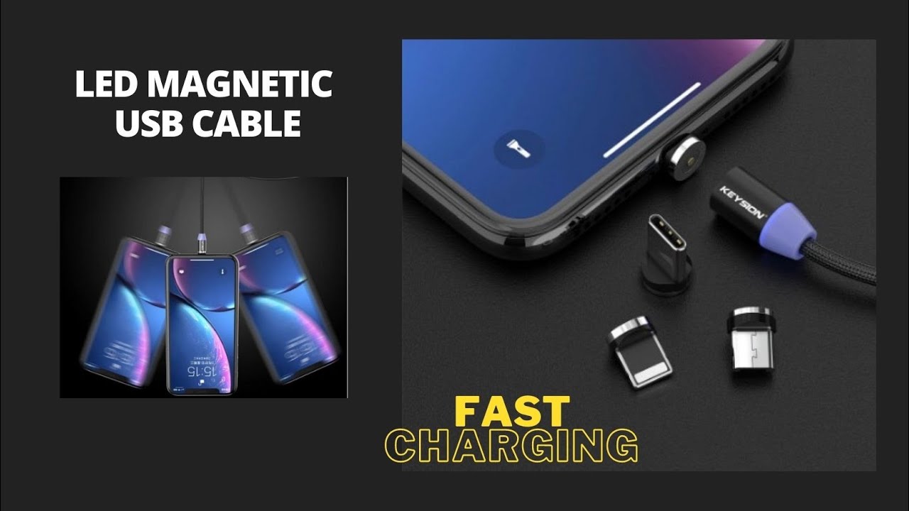 Best KEYSION LED Magnetic USB Cable | Fast Charging - YouTube