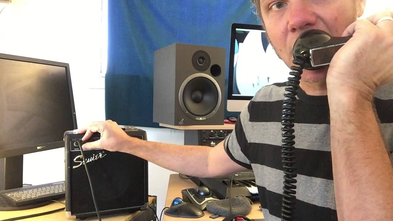 Funky weird telephone microphone and effect unit for sale on etsy - YouTube