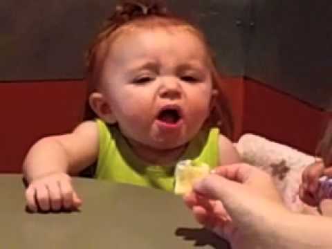 Lucy eats lemons - YouTube