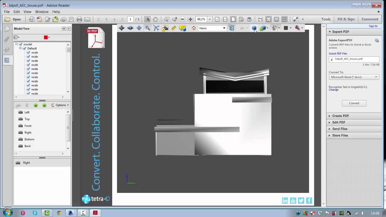Revit Bg 3D PDF Acrobat files - YouTube