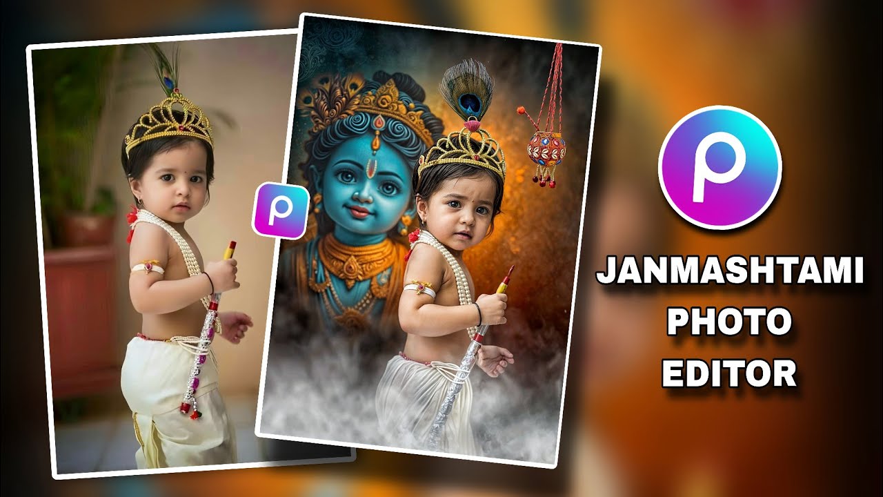 Krishna Janmashtami Photo Editing 2024 🚩 Krishna Photo Editing ...