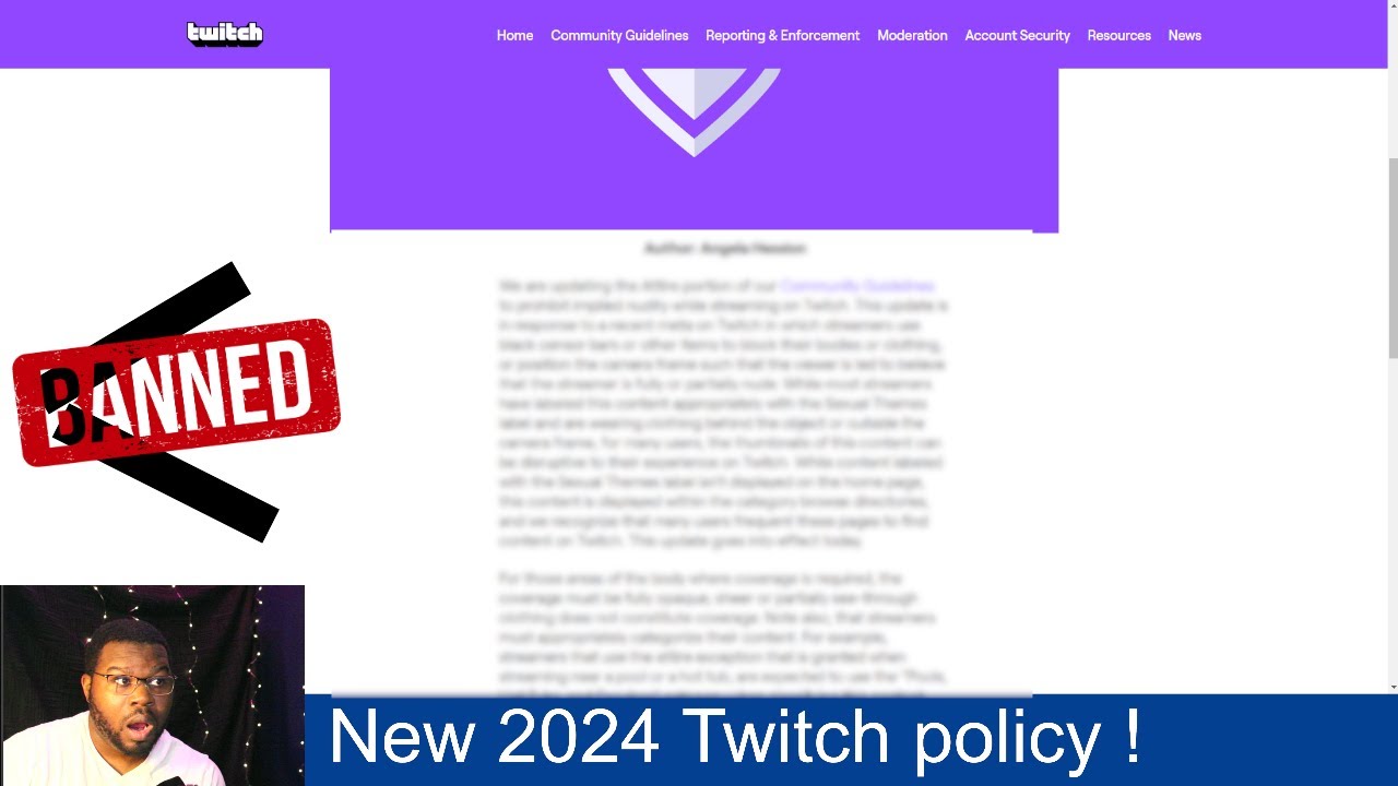 New Twitch 2024 Policy that will get YOU banned INSTANTLY - YouTube