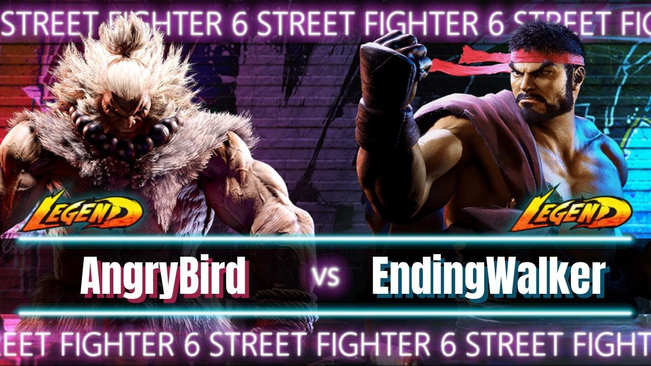 🏆SF6 AngryBird (Akuma) vs Ending Walker (Ryu)🏆 - YouTube