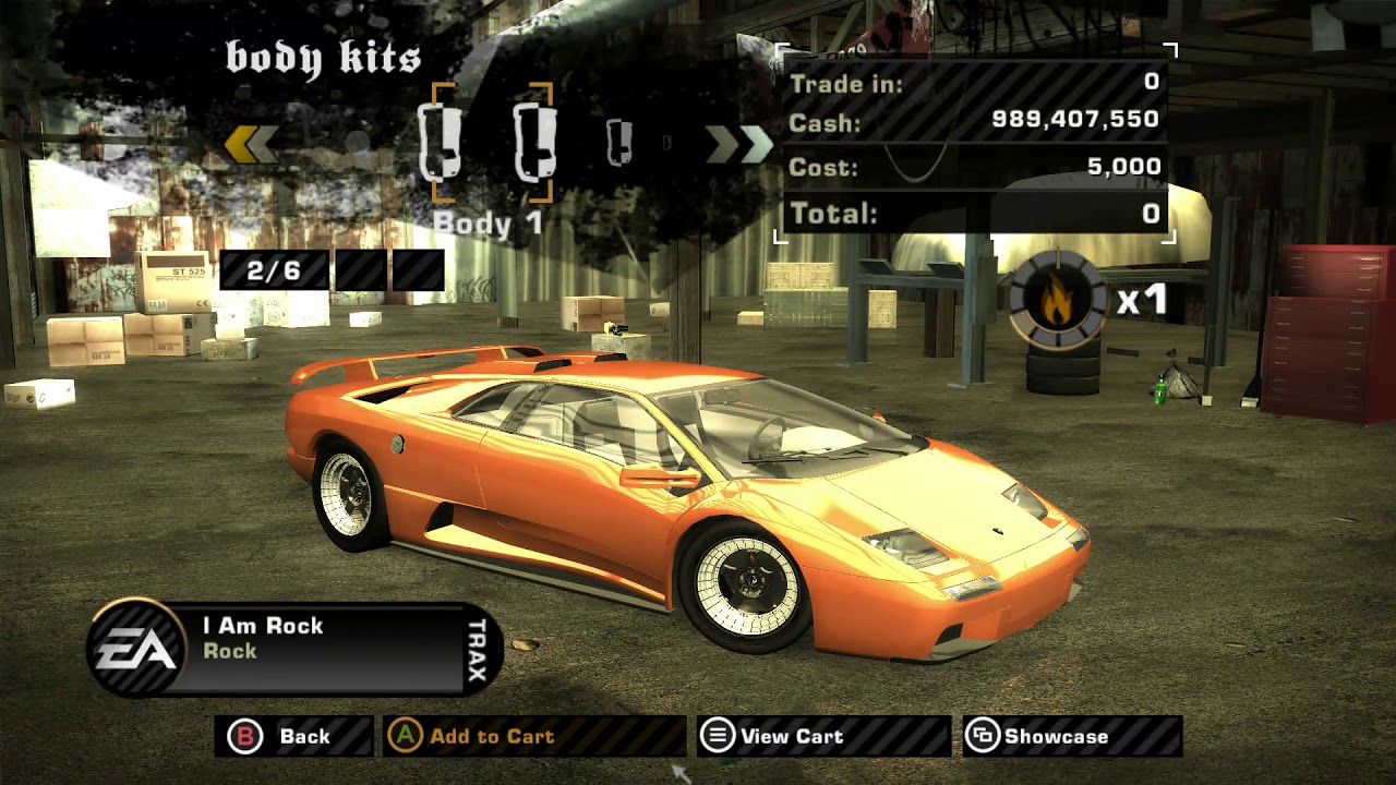 NFS MW REDUX 2019 LAMBORGHINI DIABLO SV BEAST - YouTube