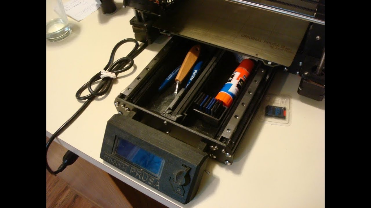 Update companion for my Prusa MK3 bed linear rails mod. - YouTube