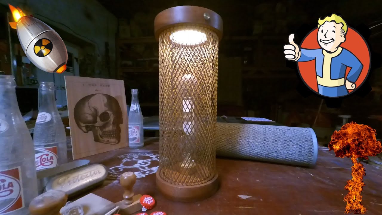 The Ghoul Lamp Fallout Inspired Piece - YouTube