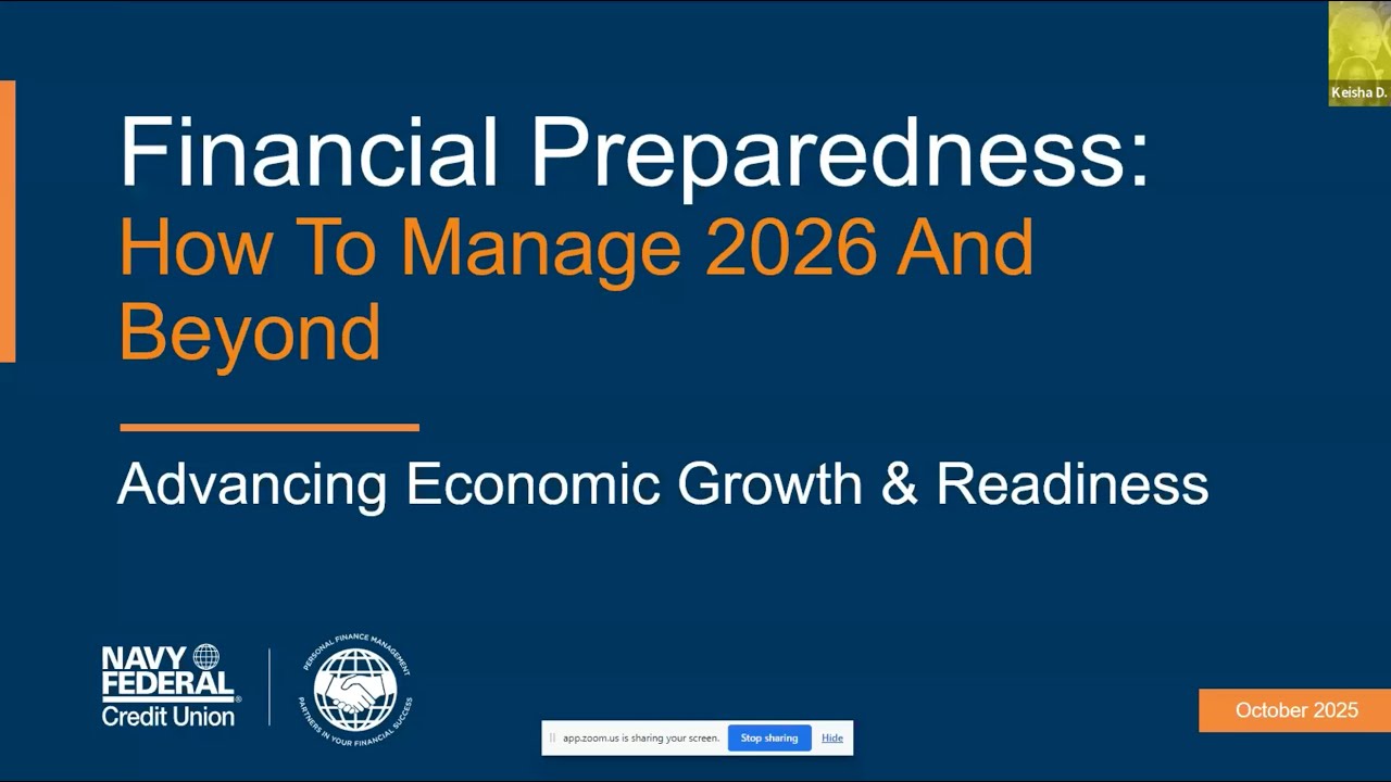 Inclusive Economy Call with Navy Federal Credit Union: Financial ...