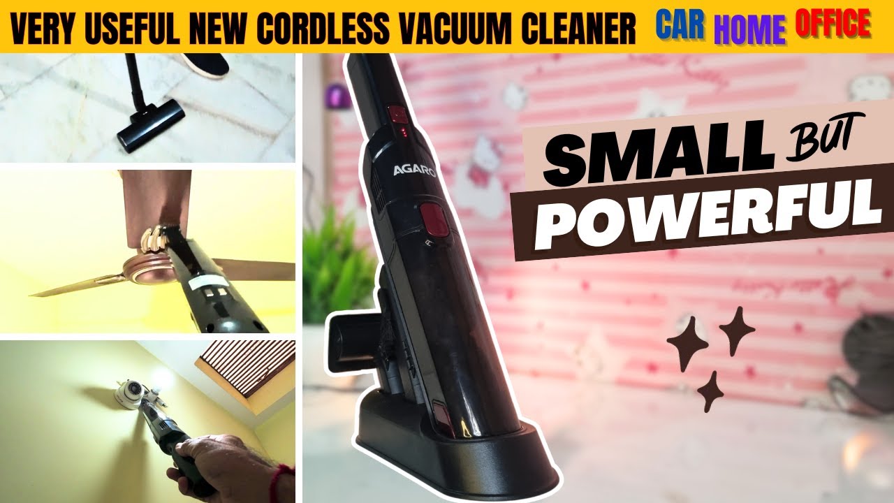 You Need this Best Small But Usefull Handheld Vacuum cleaner : Agaro ...