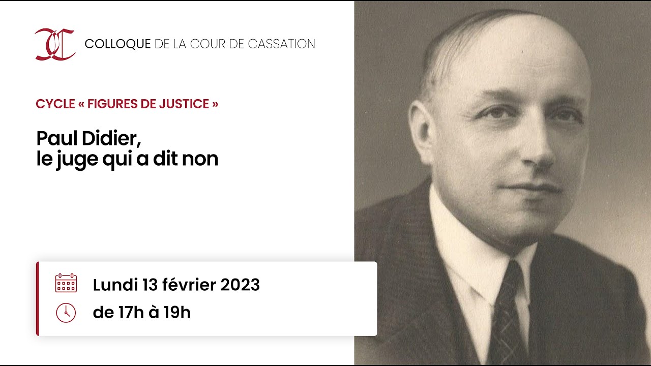 Paul Didier, le juge qui a dit non - YouTube