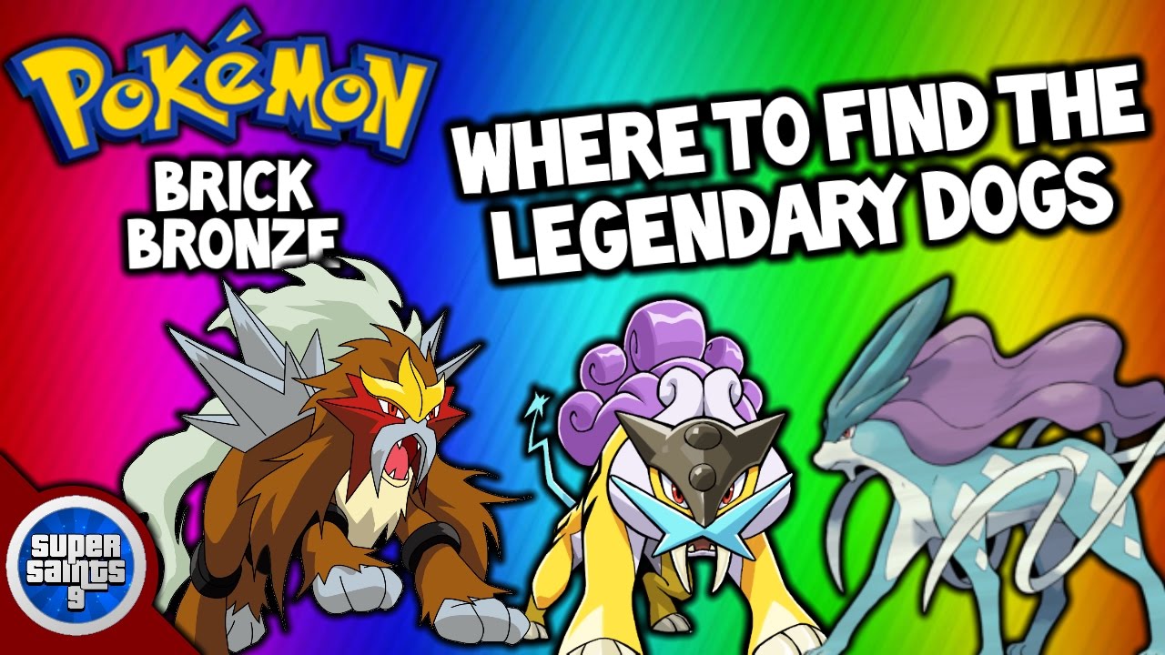 Where To Find The Legendary Dogs | Pokemon Brick Bronze #55 - YouTube
