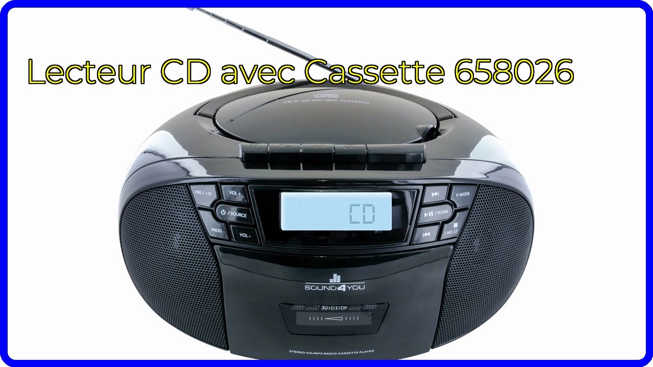 AVIS (2026): Lecteur CD avec Cassette 658026. DÉTAILS ESSENTIELS - YouTube