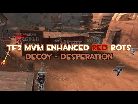 TF2 Enhanced RED Bots MvM Decoy - Desperation (Soldier Gameplay) - YouTube