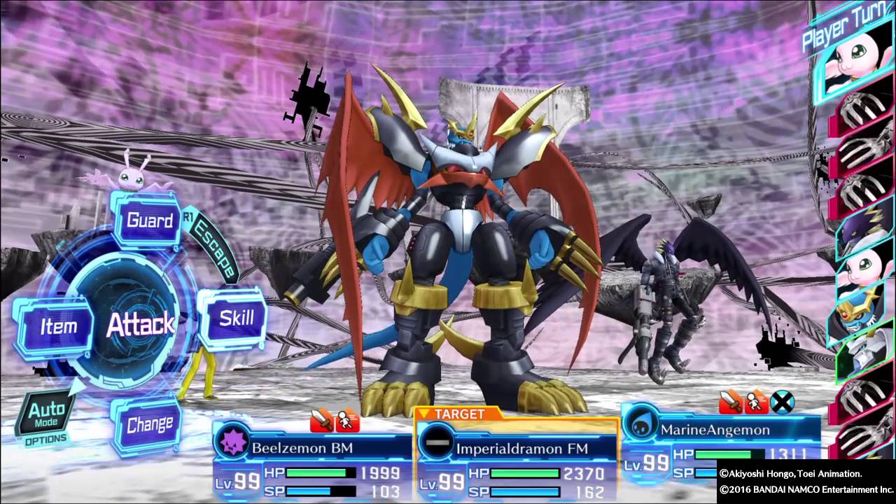 DIGIMON STORY CYBER SLEUTH Vs Mother Eater Part 1 - YouTube