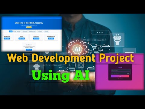 Web Development Project Using HTML CSS JAVASCRIPT || AI WEB DEV Project ...