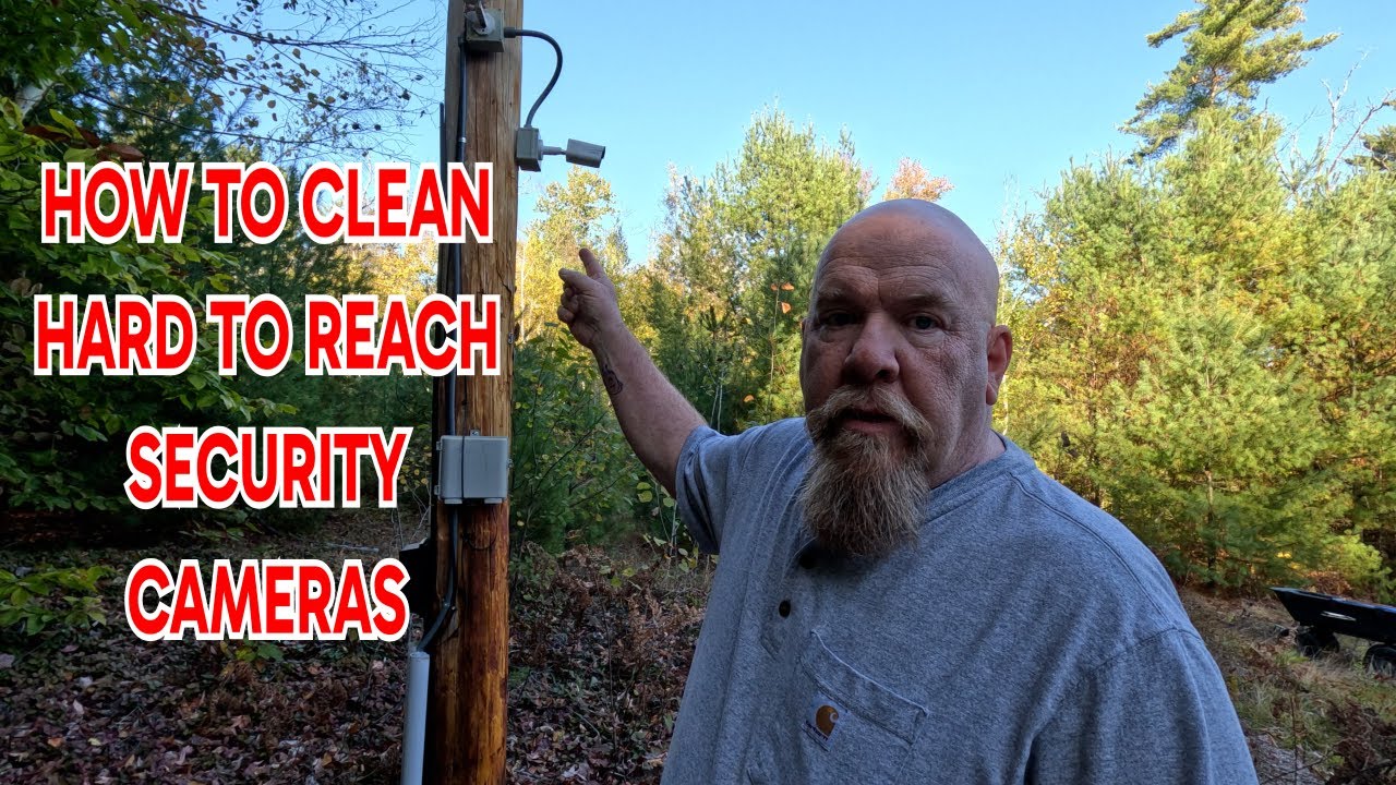 How to clean security cameras. - YouTube