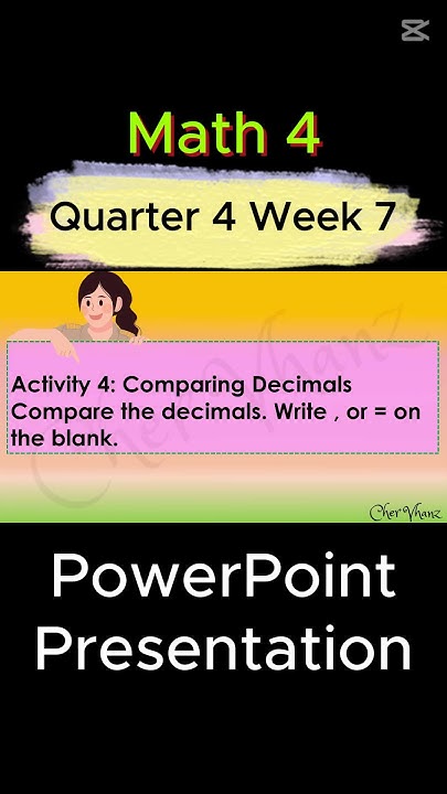 Math 4 Quarter 4 Week 7 - MATATAG Curriculum PowerPoint Presentation #matatagcurriculum - YouTube