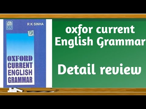 Oxford Current English Grammar Book Review | Grammar book review | R. K ...