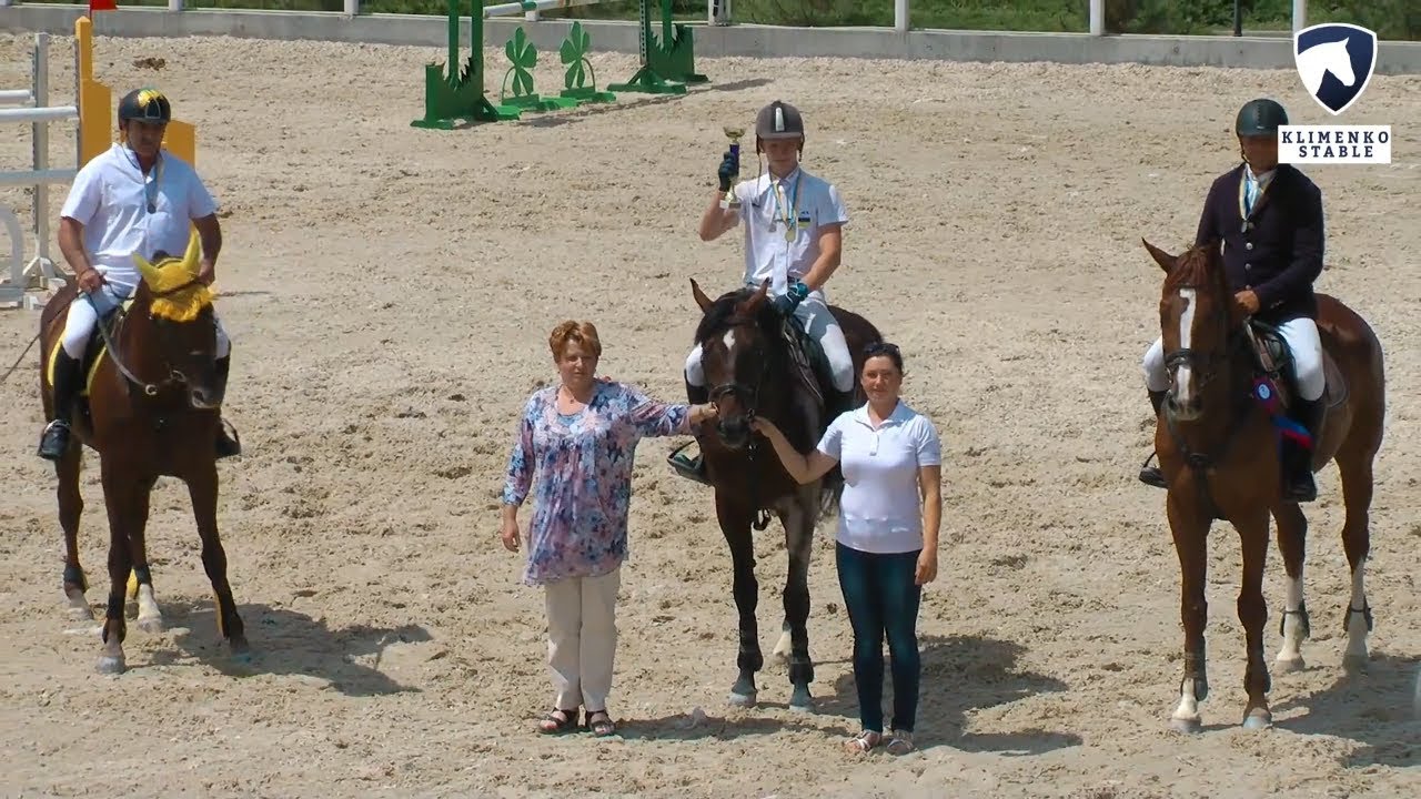 135 см. Гран При. "Лошади 7-ми лет и старше". Конкур в Днепре. КСК "Klimenko Stable". 17.06.2018 ...