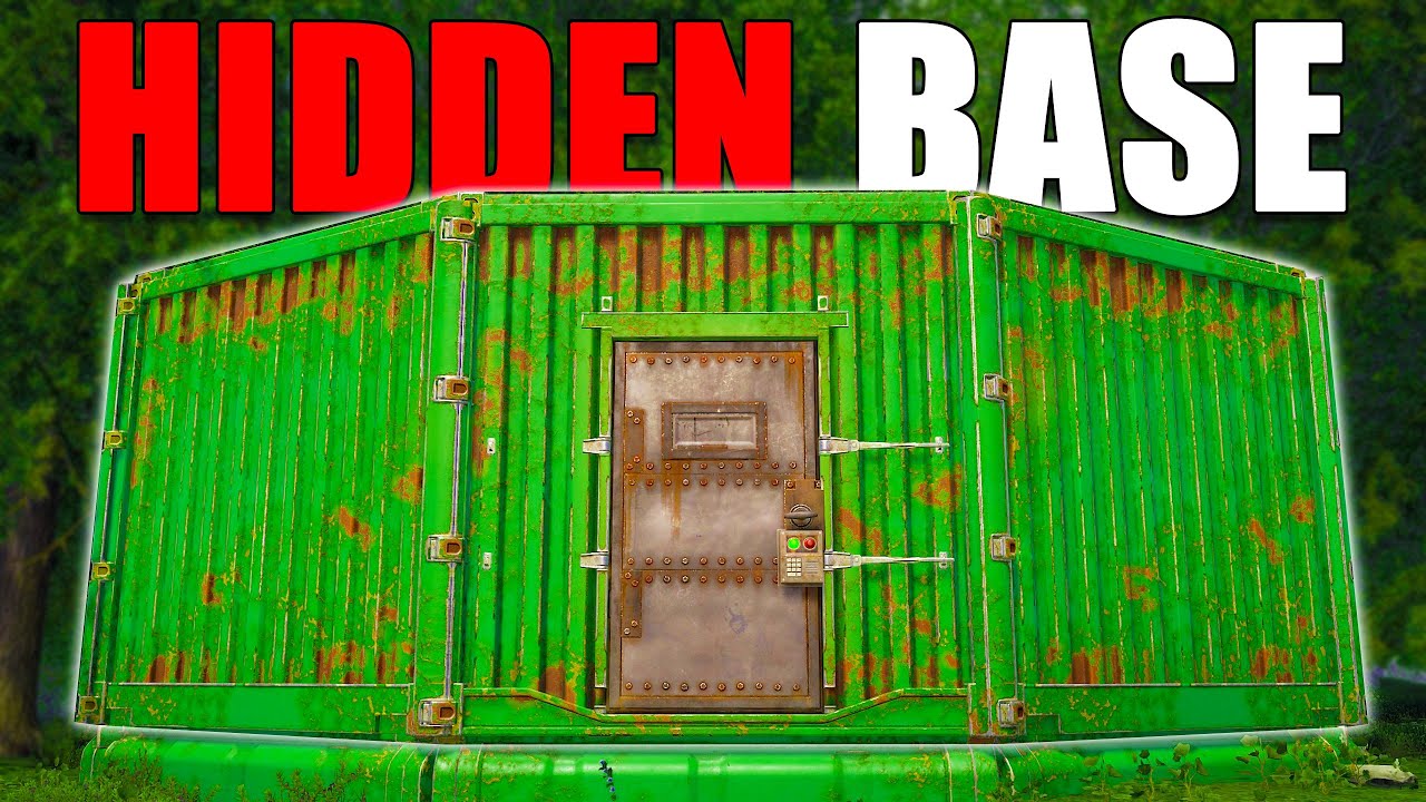 i Raided a Hidden Forest Stash Base in Rust - YouTube