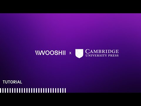 Tutorial - Cambridge University Press - Education - YouTube