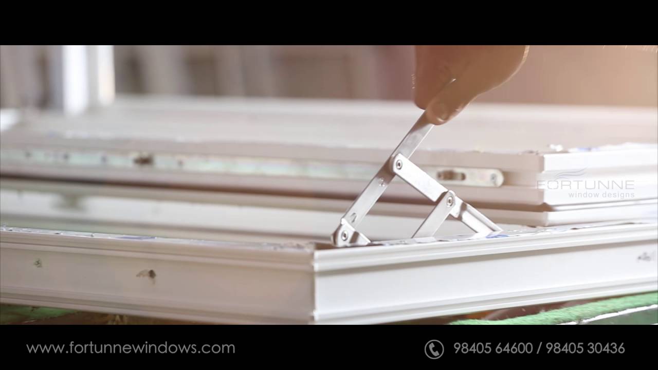FORTUNNE WINDOW DESIGNS: uPVC window Manufacturing Process - YouTube