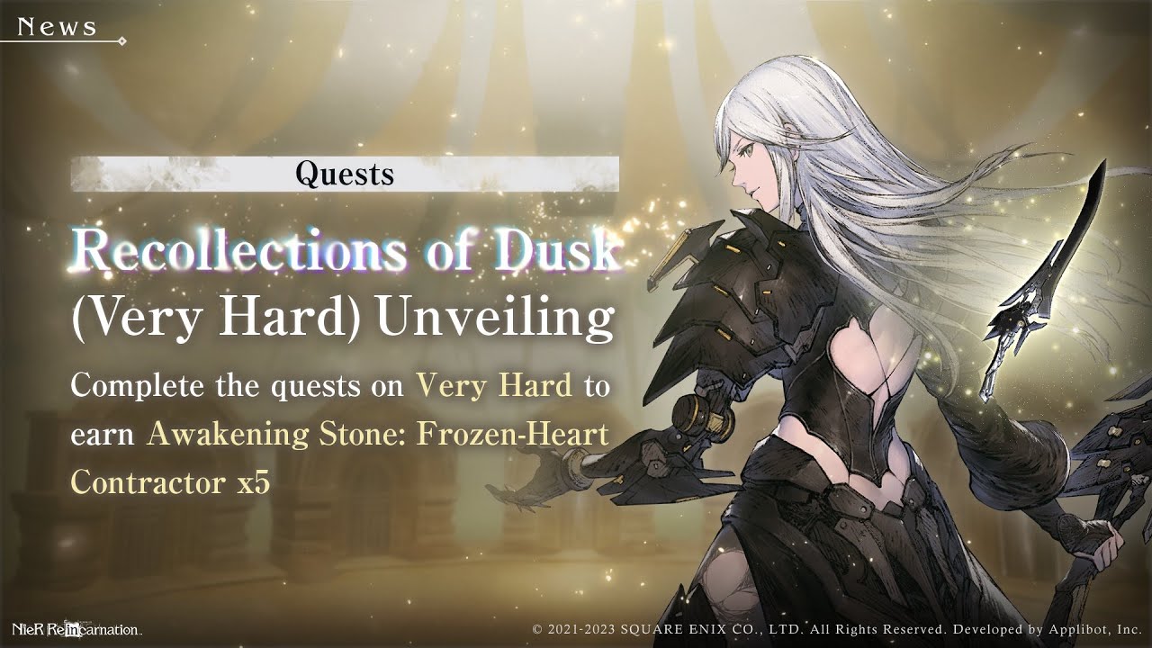 Nier Reincarnation: Frozen-Heart Contractor - Very Hard - YouTube