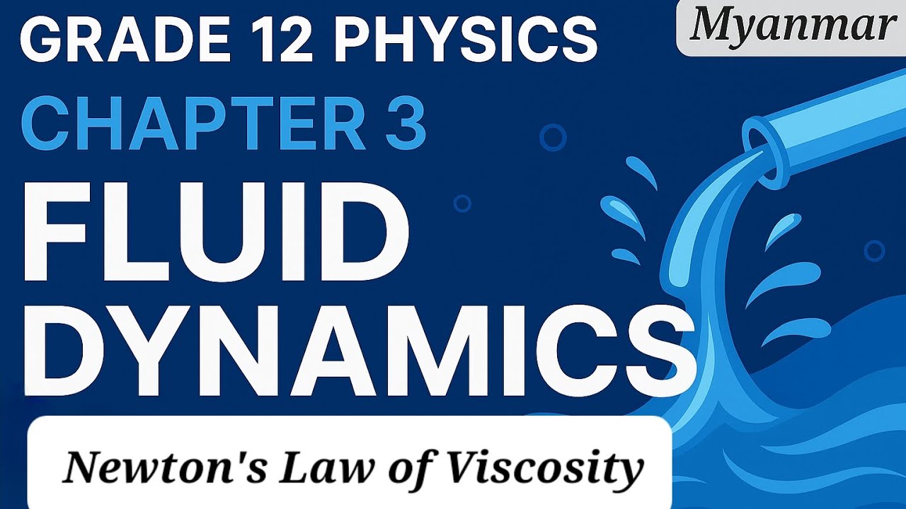 Chapter 3: Fluid Dynamics | Newton's law of Viscosity | Grade 12 ...