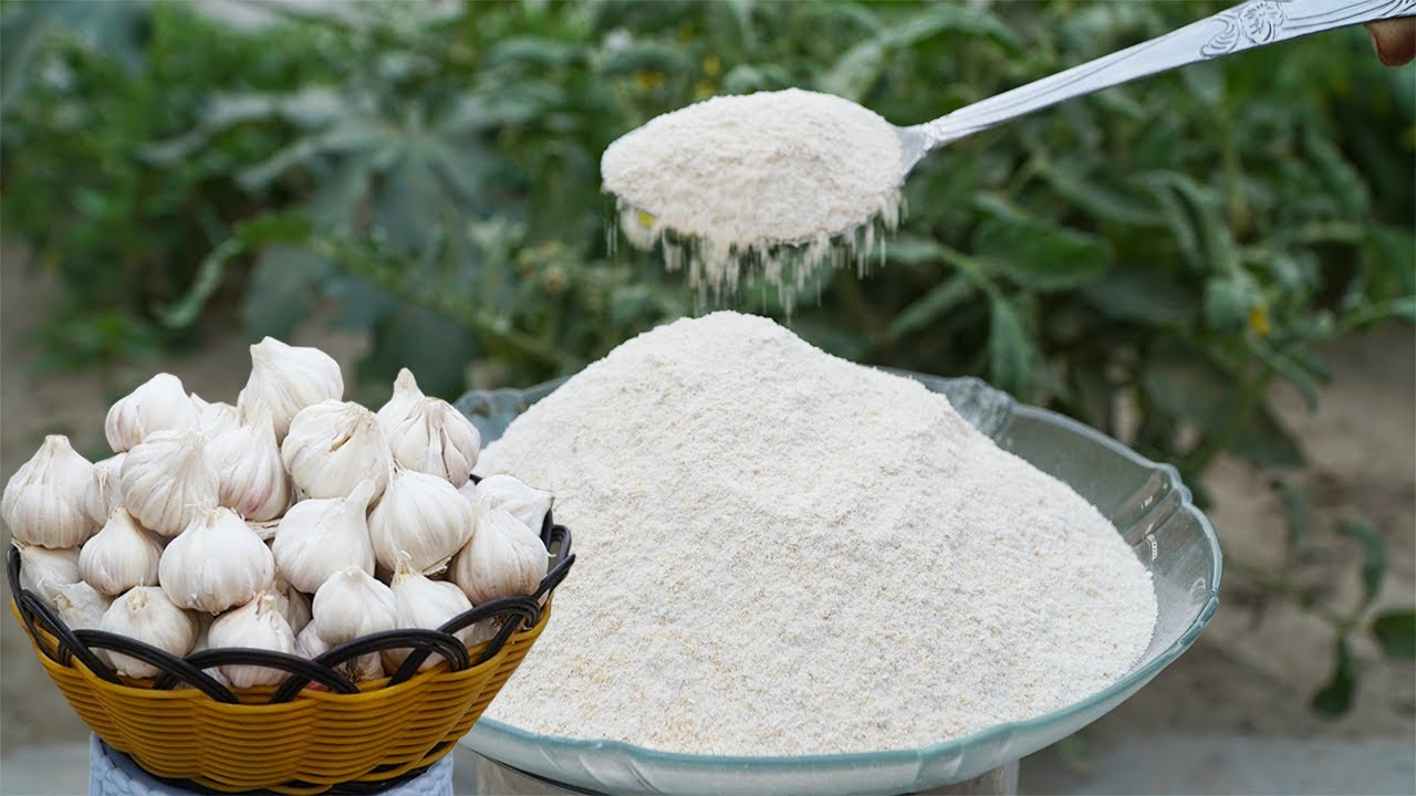Ghar Men Banain Lehsan Ka Khalis Powder | Organic Garlic Powder | How ...