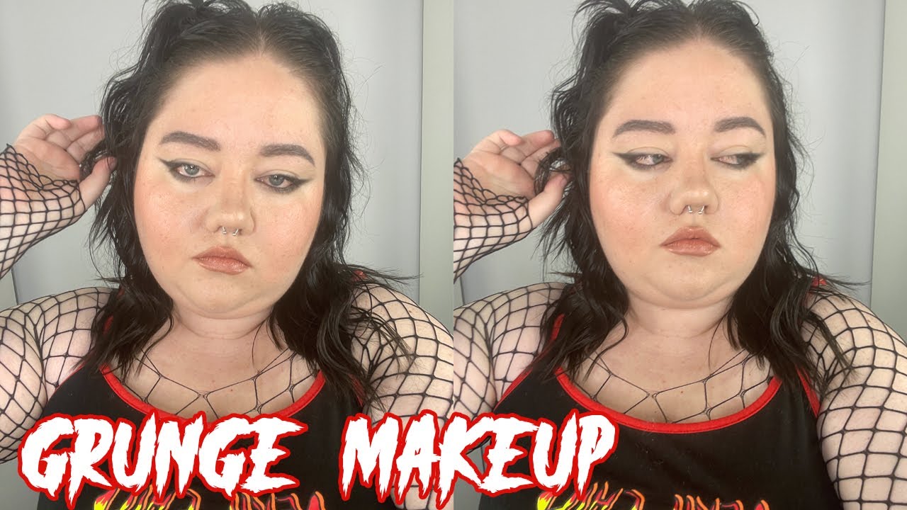 Easy GRUNGE Makeup | Alt Everyday Makeup Routine - YouTube