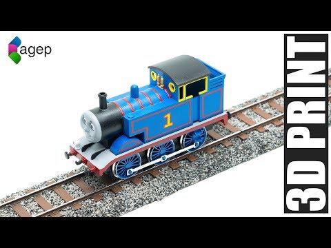 3D Printing Model Railroad Track - Thomas & Friends Fanart